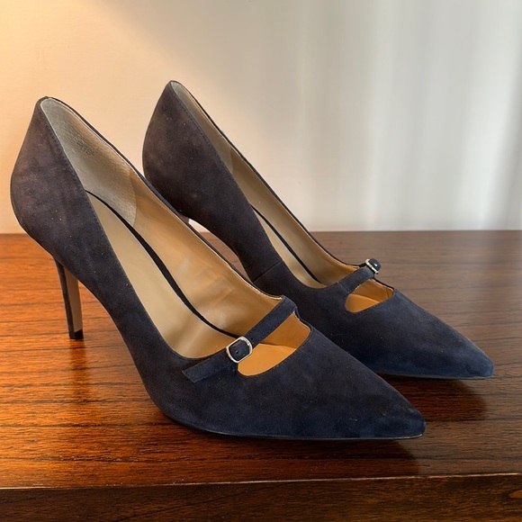 Ann Taylor | Shoes | Brand New Ann Taylor Navy High Heels | Poshmark